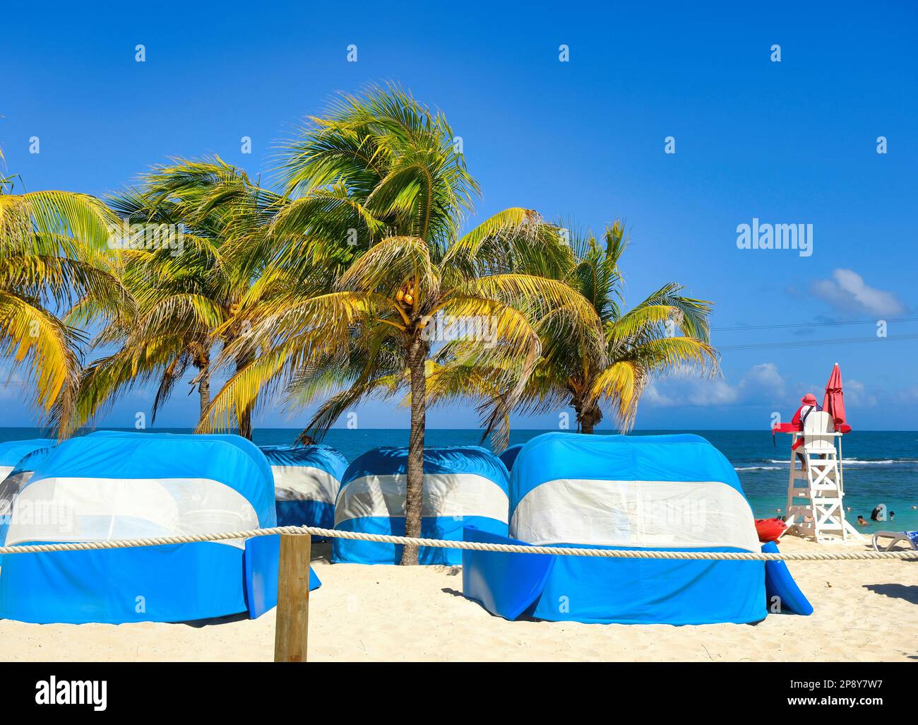LABADEE, HAITI -January 31, 2023: Labadee is a port located on the ...