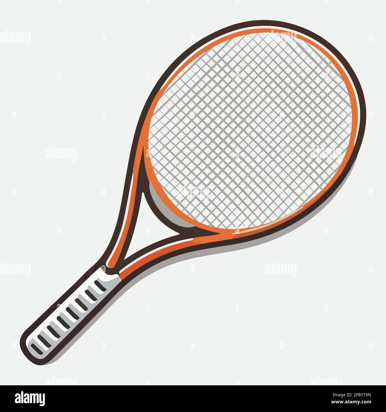 Tennis Racket Vector Icon isolated. Vector illustration Stock Vector ...