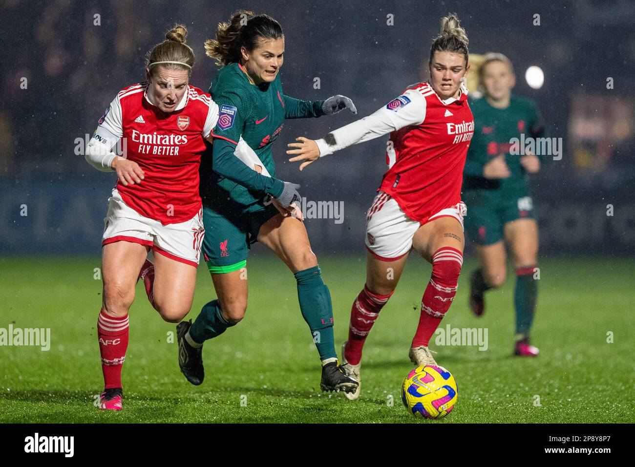 8 March 2023. Kim Little, Katie Stengel, Laura Wienroither. Barclays ...