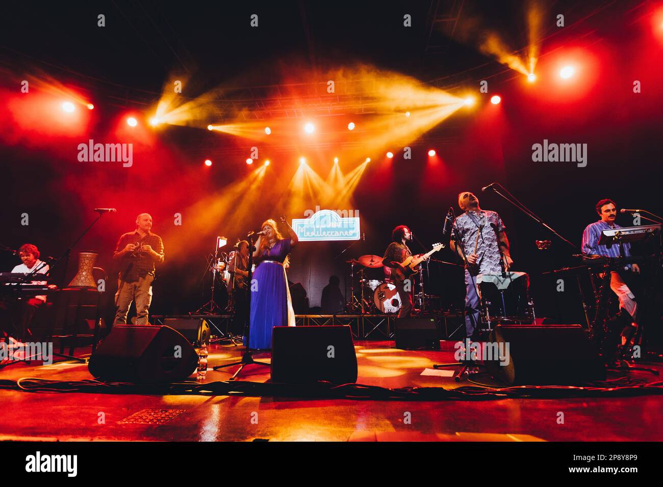 Milan, Italy. 18th Feb, 2023. Nu Genea in concert at Fabrique Milano ...