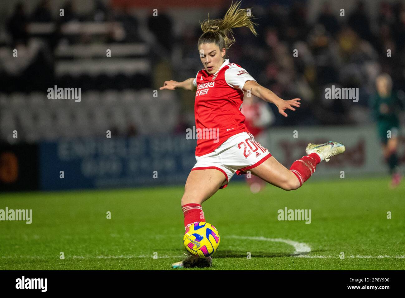8 March 2023. Giovana Queiroz. Barclays Women's Super League game ...