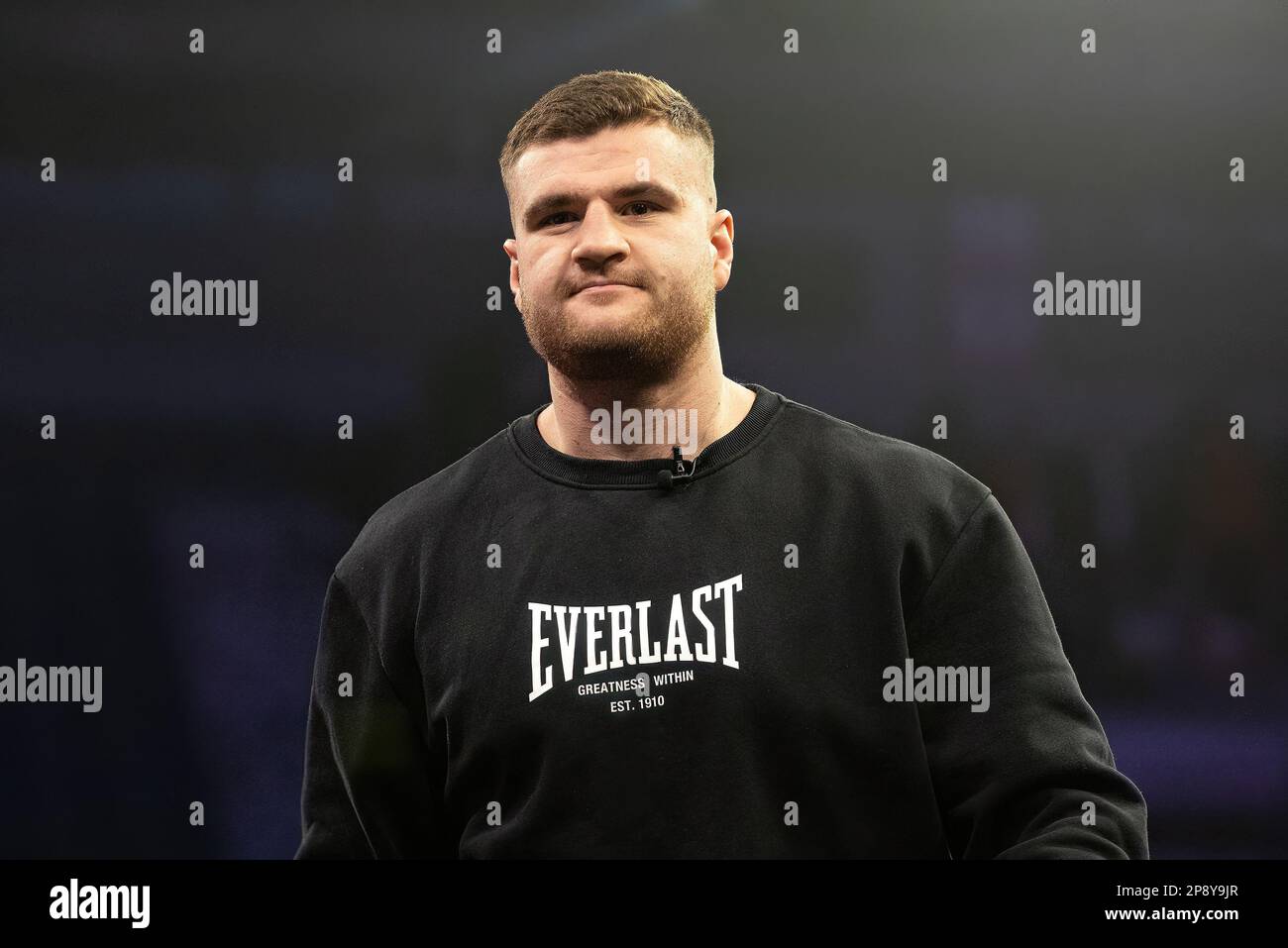 Professional Boxer Johnny Fisher during the 2023 Cazoo PDC Premier ...