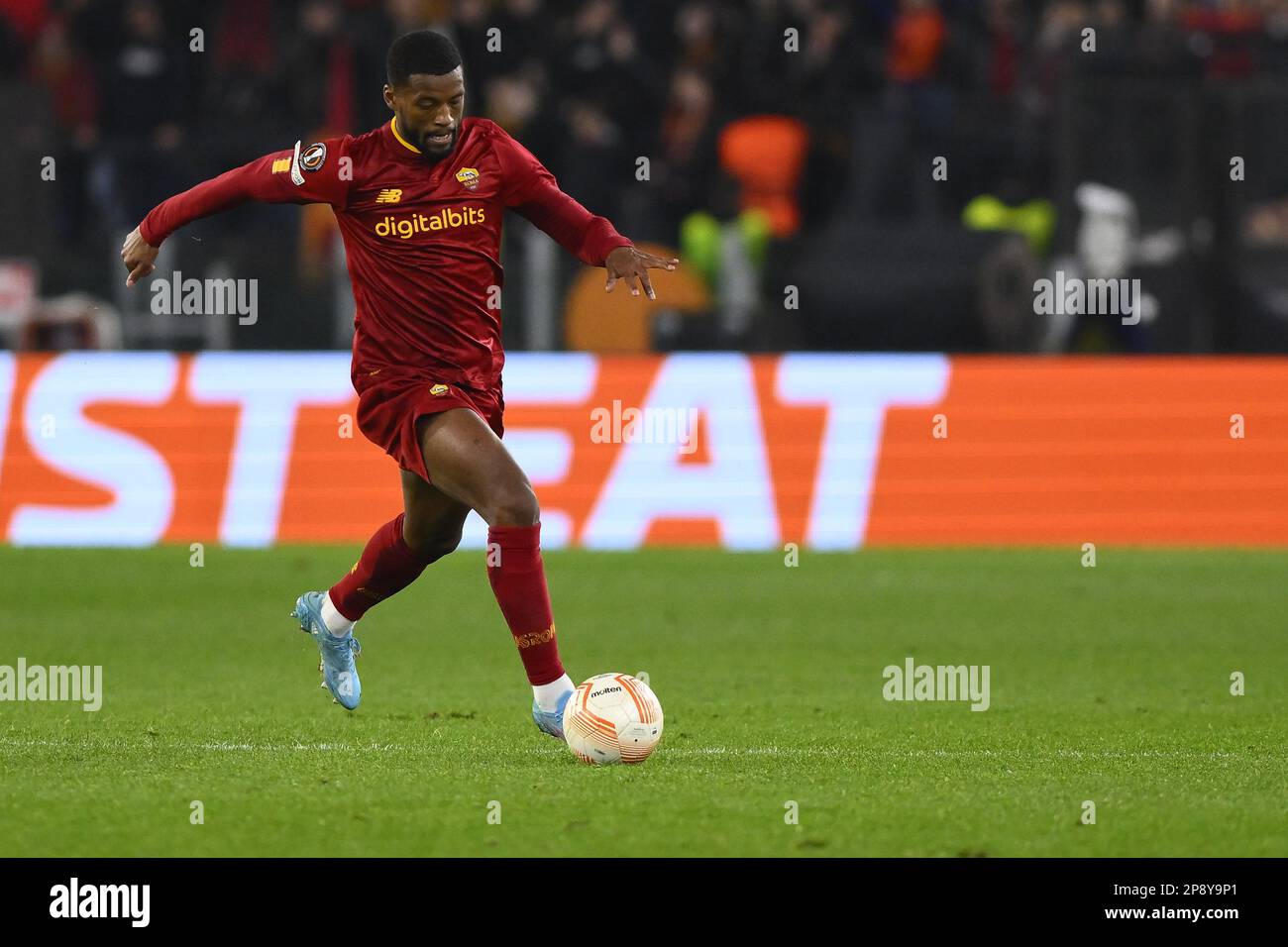 March 9, 2023, Rome, Italy: Georginio Wijnaldum of A.S. Roma during the ...