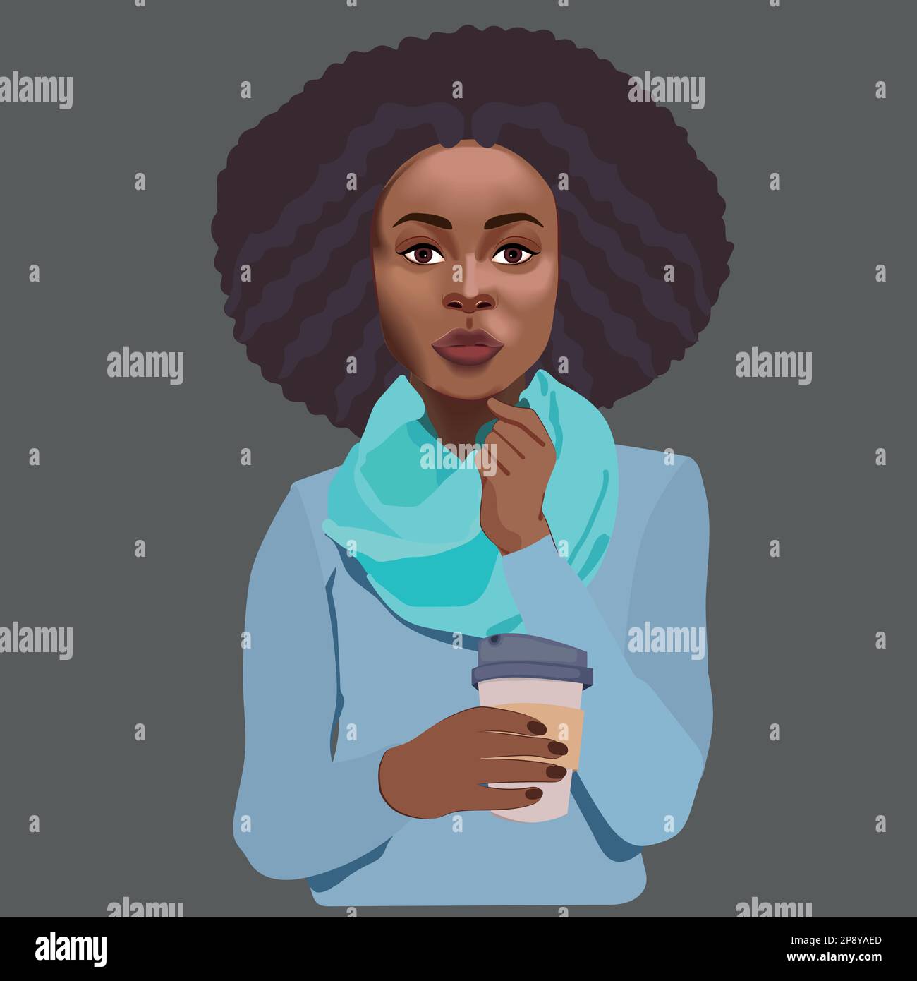 Female spring style portraits. Young women avatars with flowers in hair ...