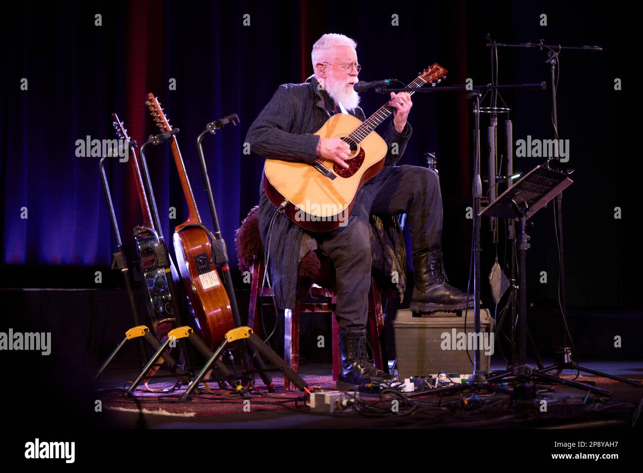 MINNEAPOLIS, MN FEBRUARY 11: Bruce Cockburn performs at the Parkway ...