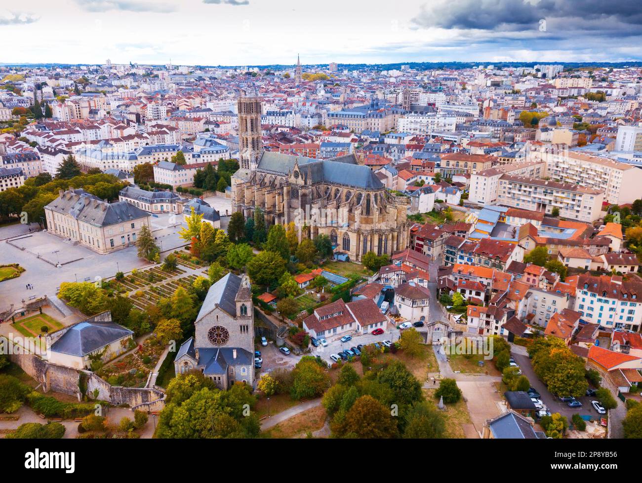 Cathedral in Limoges city, France Stock Photo - Alamy