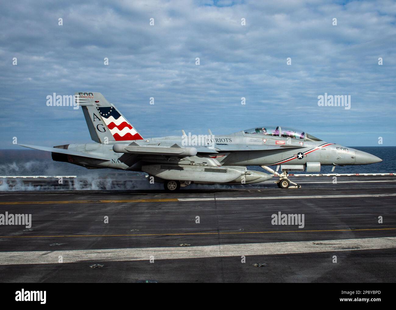 230308-N-EL850-2087 ADRIATIC SEA (March 8, 2023) An E/A-18 G Growler ...