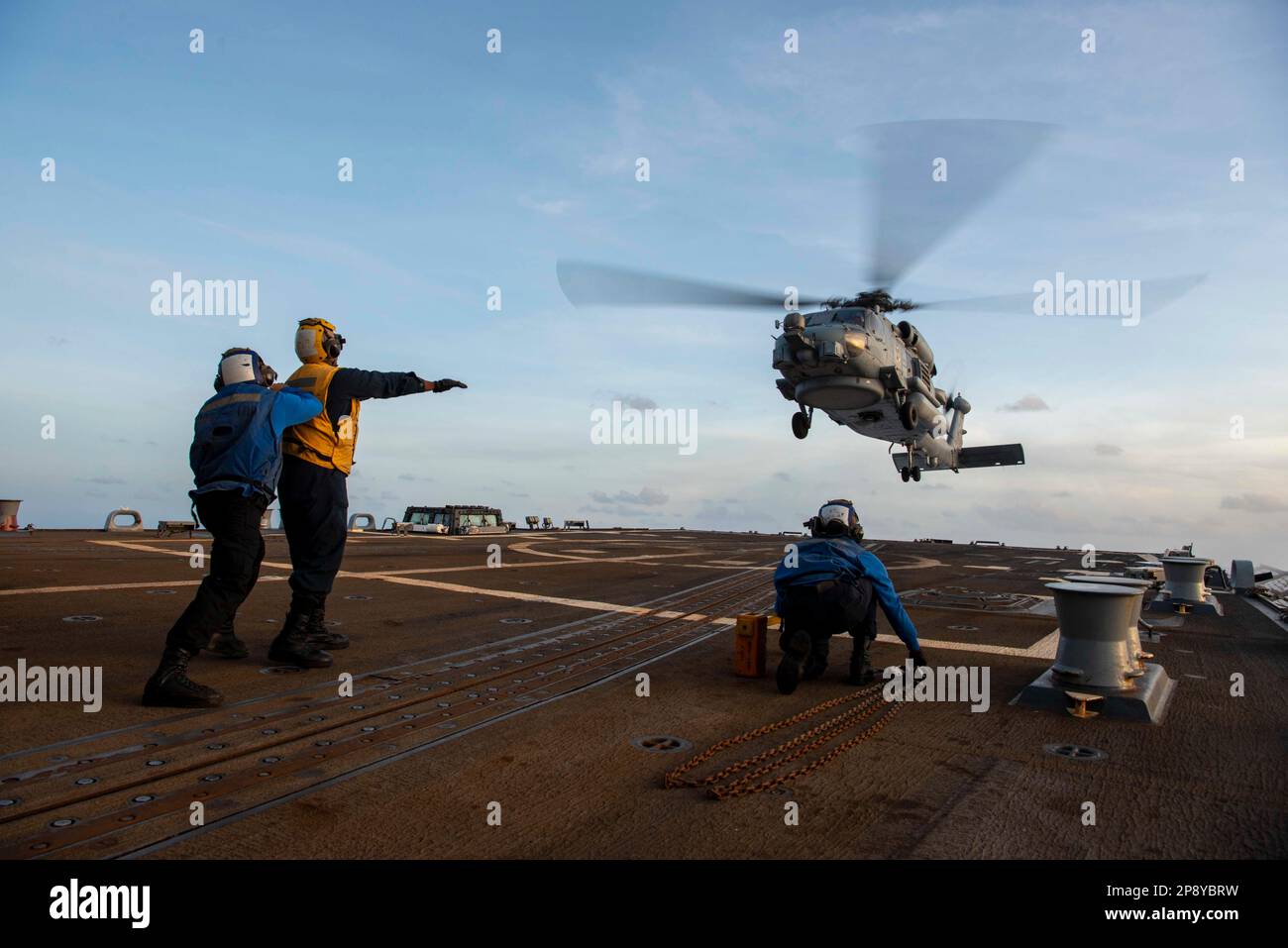 230304-N-MK109-1049 PACIFIC OCEAN (Mar. 4, 2023) U.S. Navy Boatswain's ...