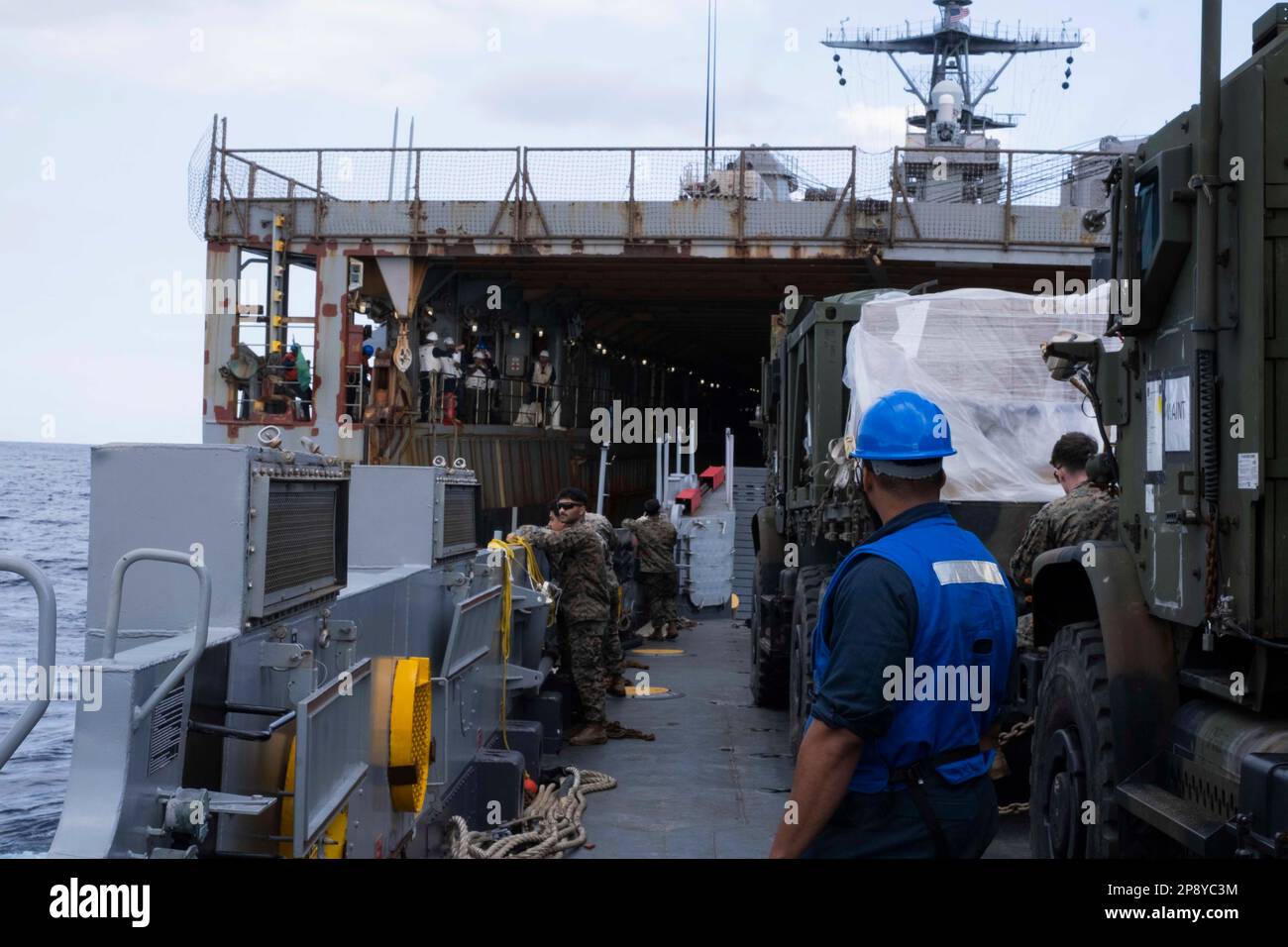 U.S. Marines with Combat Logistics Battalion 31, 31st Marine ...