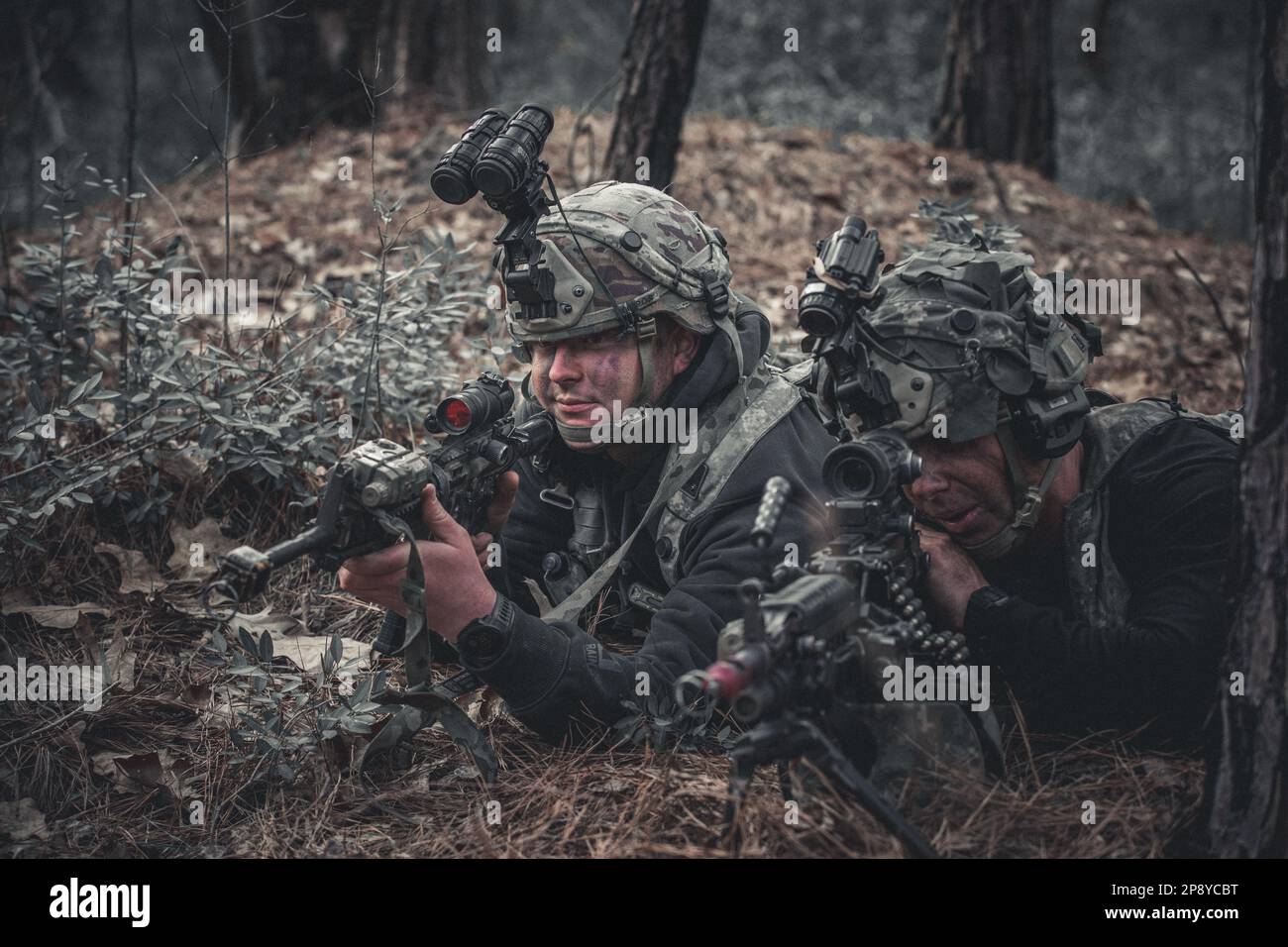 Paratroopers assigned to the 2nd Brigade Combat Team, 82nd Airborne ...