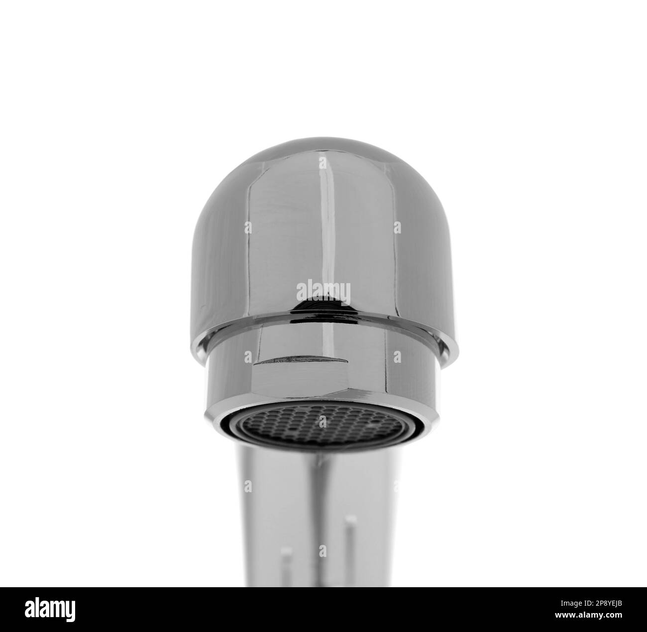 Modern water tap on white background, closeup Stock Photo - Alamy
