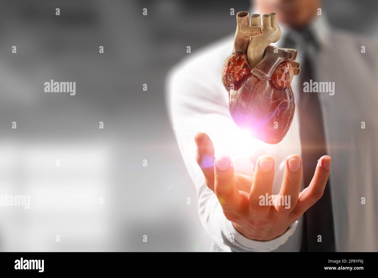 Innovative medicine concept. Heart symbol Stock Photo - Alamy