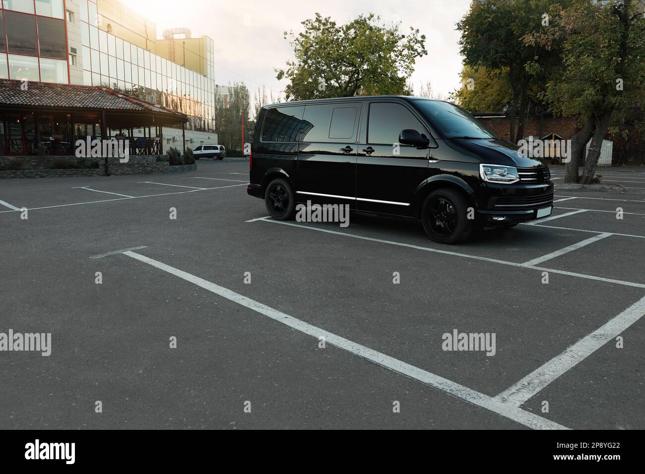 Van parked at sunrise hi-res stock photography and images - Alamy