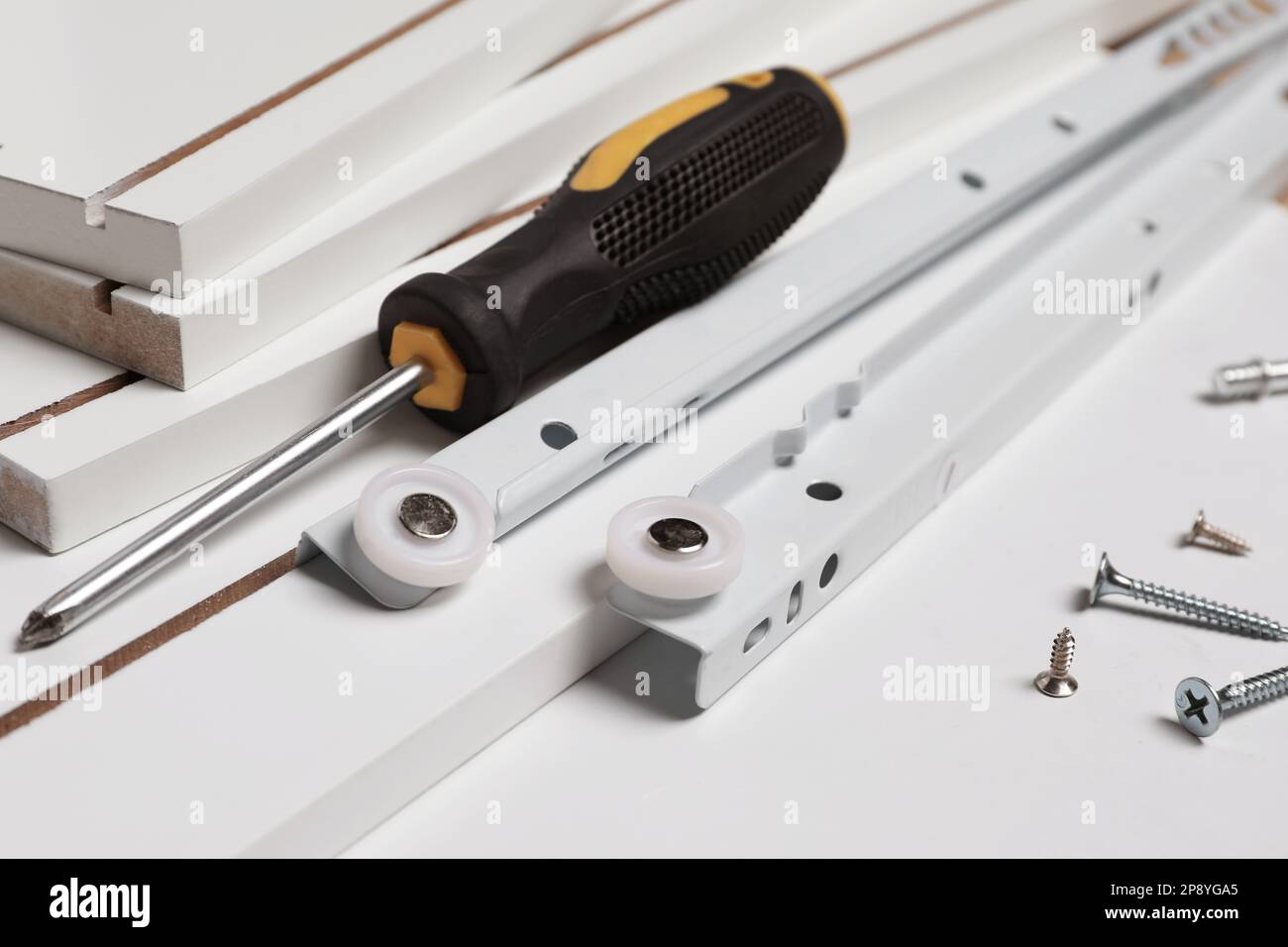 Furniture assembly installation fittings hi-res stock photography and ...