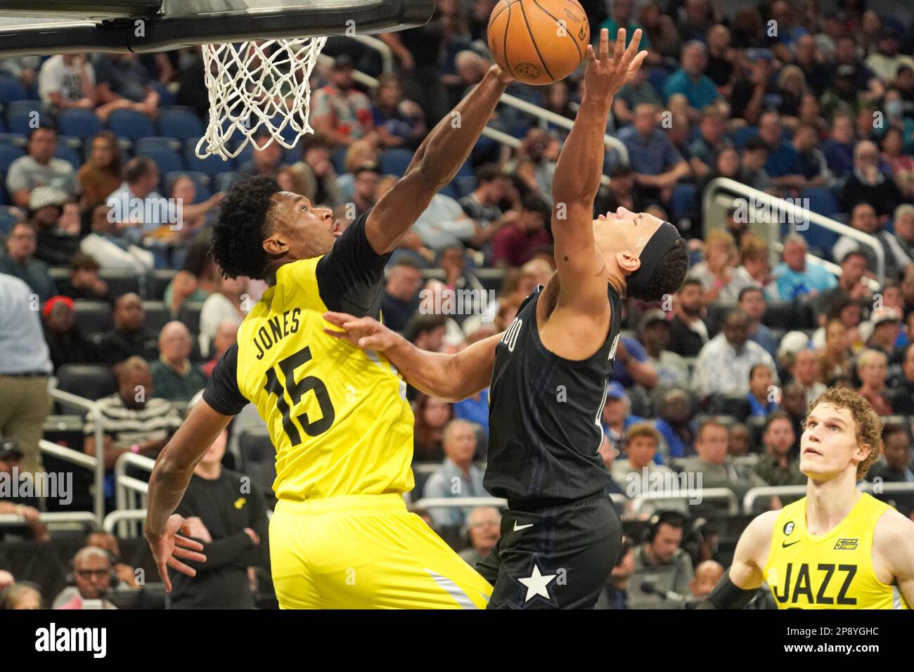 Orlando, Florida, USA, March 9, 2023, Orlando Magic guard Jalen Suggs ...