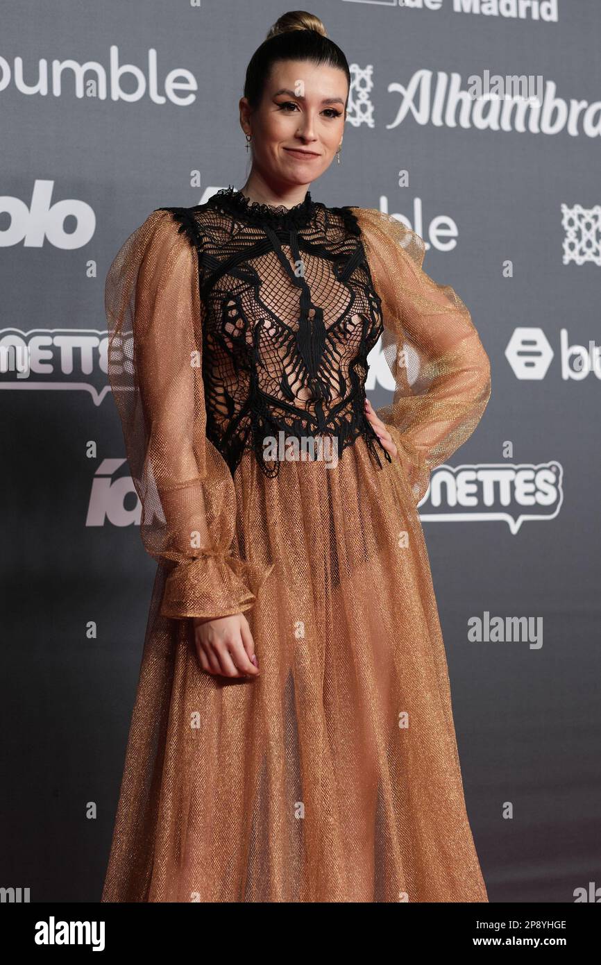 Madrid, Spain. 09th Mar, 2023. Eva Soriano attends the "Idolo" Awards ...
