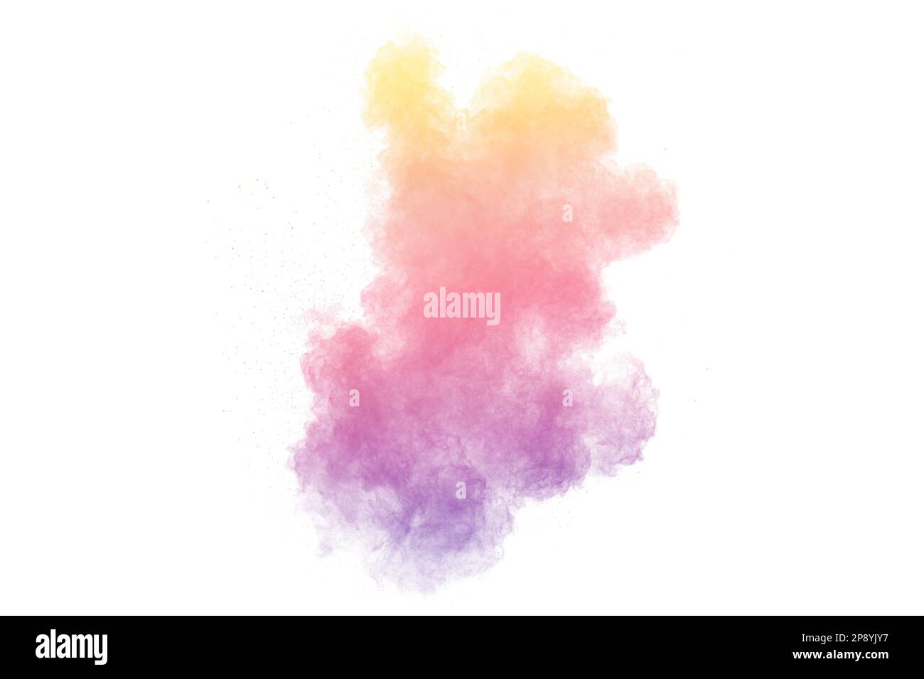 Pastel orange red spray Cut Out Stock Images & Pictures - Alamy