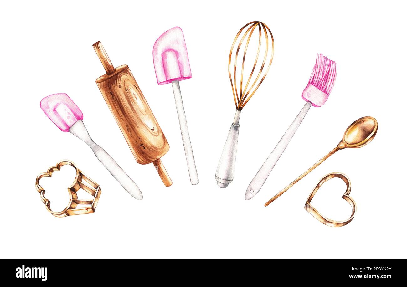 Rustic pastry brush Cut Out Stock Images & Pictures - Alamy