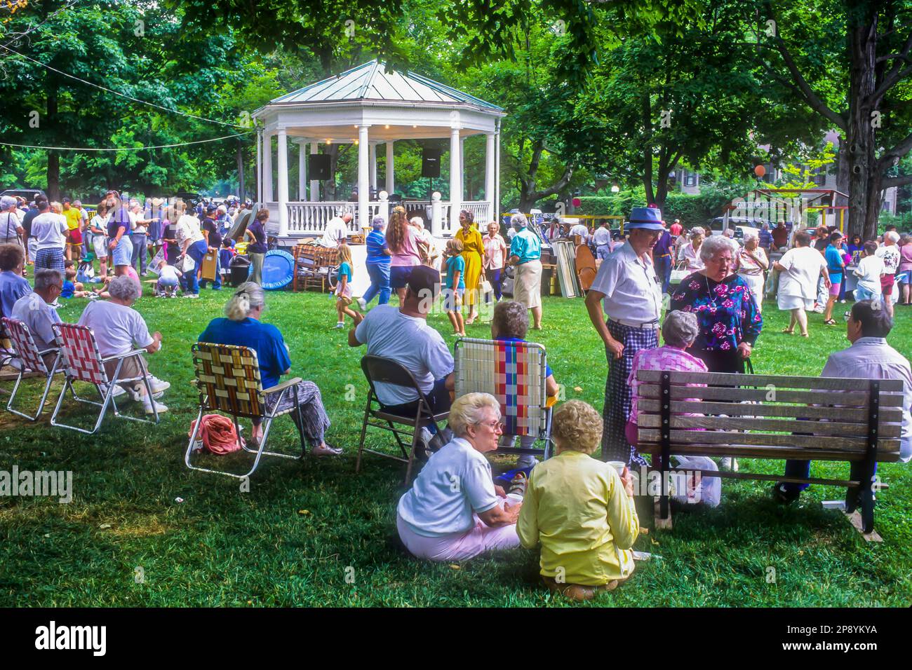 People on the Town Common in Petersham, MA Stock Photo - Alamy