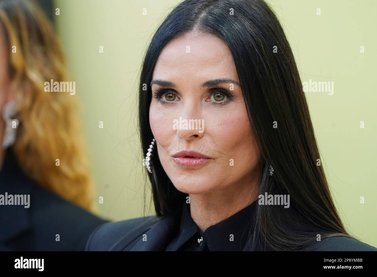 Demi Moore arrives at the Versace Fall/Winter collection presentation ...