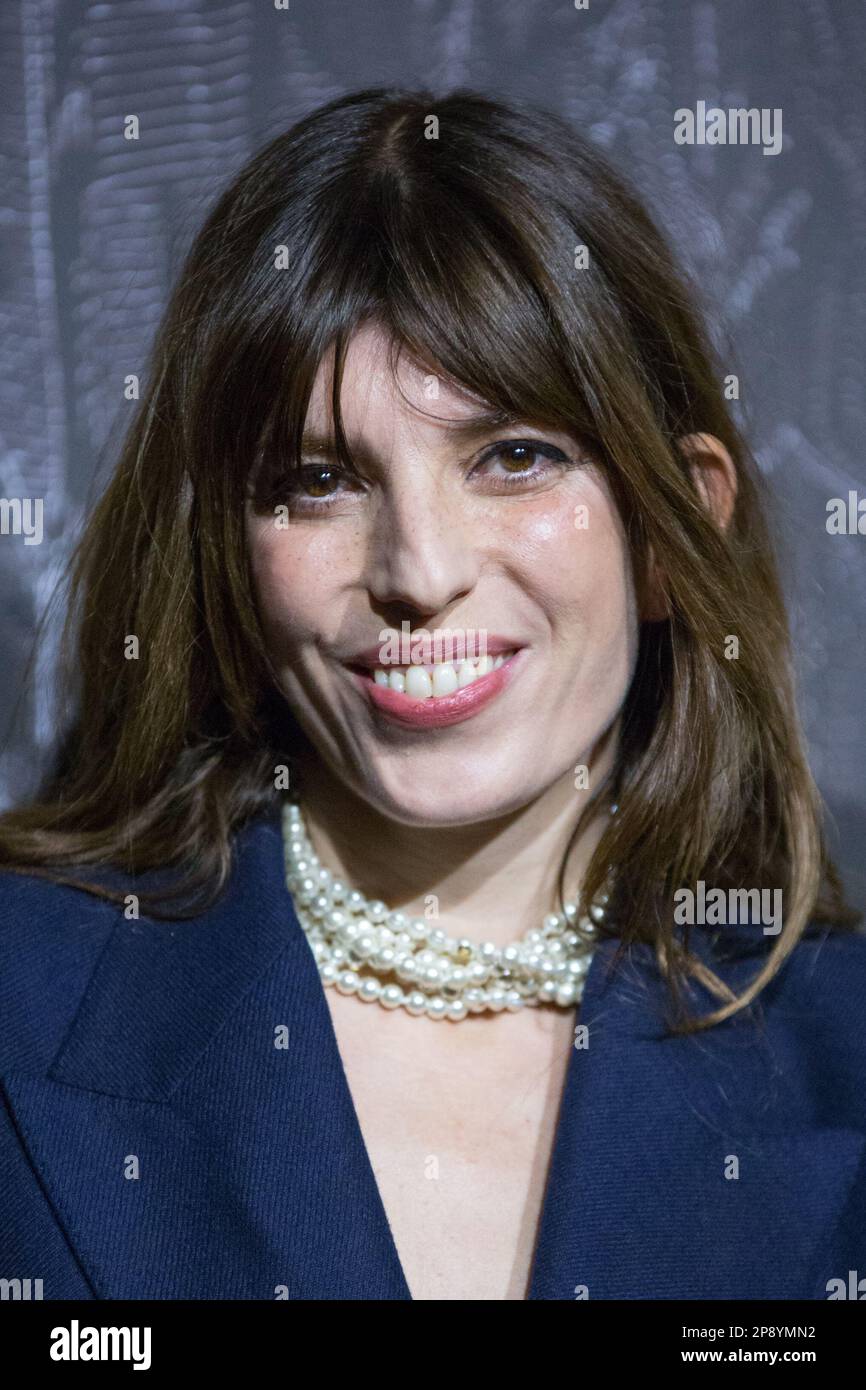 Lou Doillon attends the 'Maison Ruinart X Eva Jospin' Photocall At Le ...