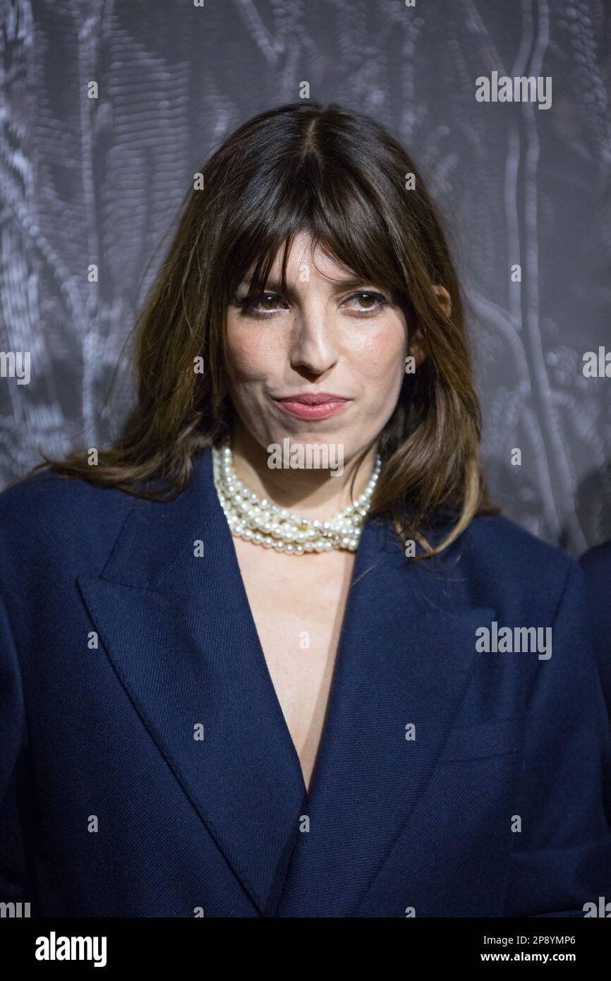Lou Doillon attends the 'Maison Ruinart X Eva Jospin' Photocall At Le ...