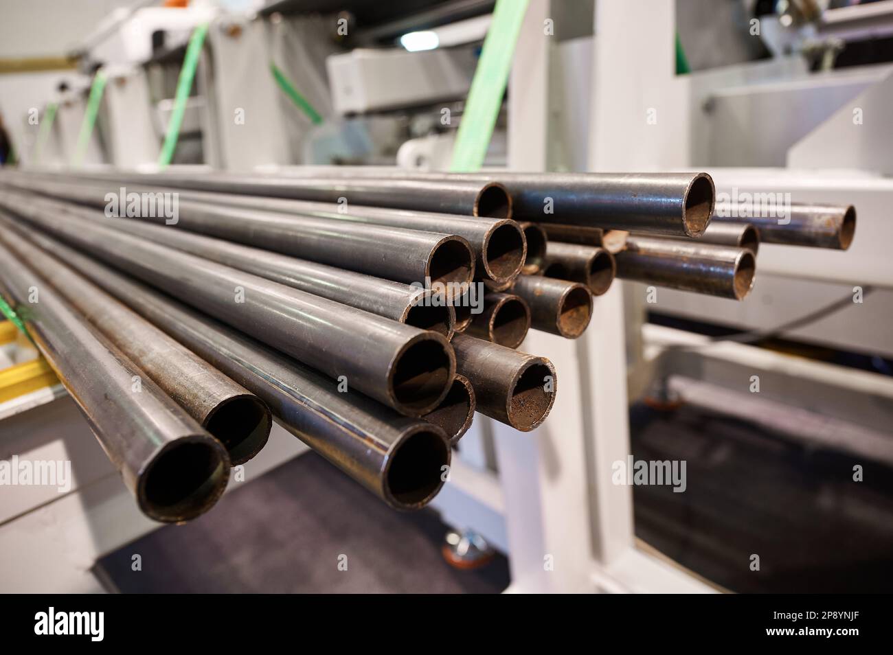 Steel long pipes in hi-res stock photography and images - Alamy