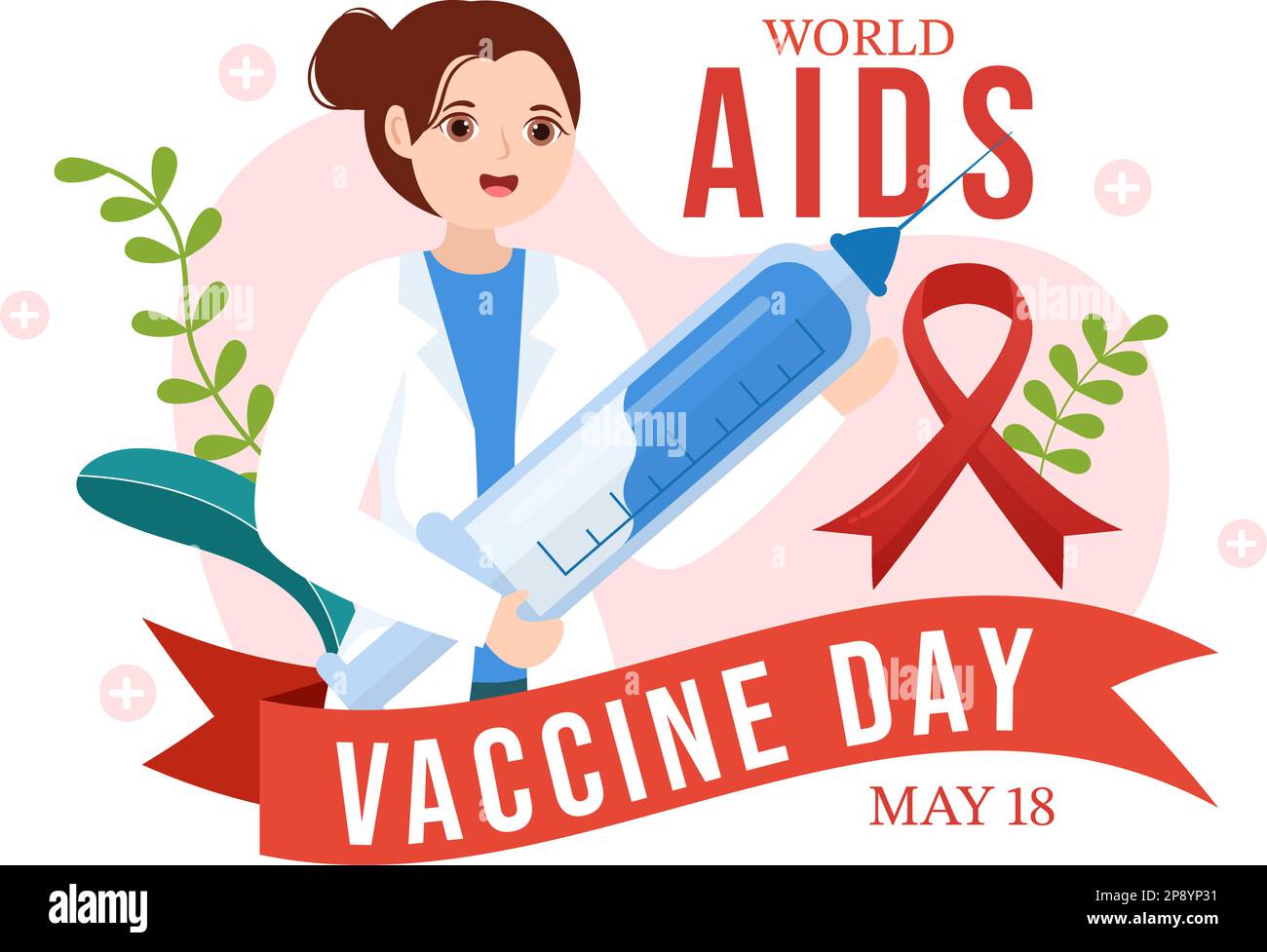 World Aids Vaccine Day Illustration to Prevention and Awareness Health ...