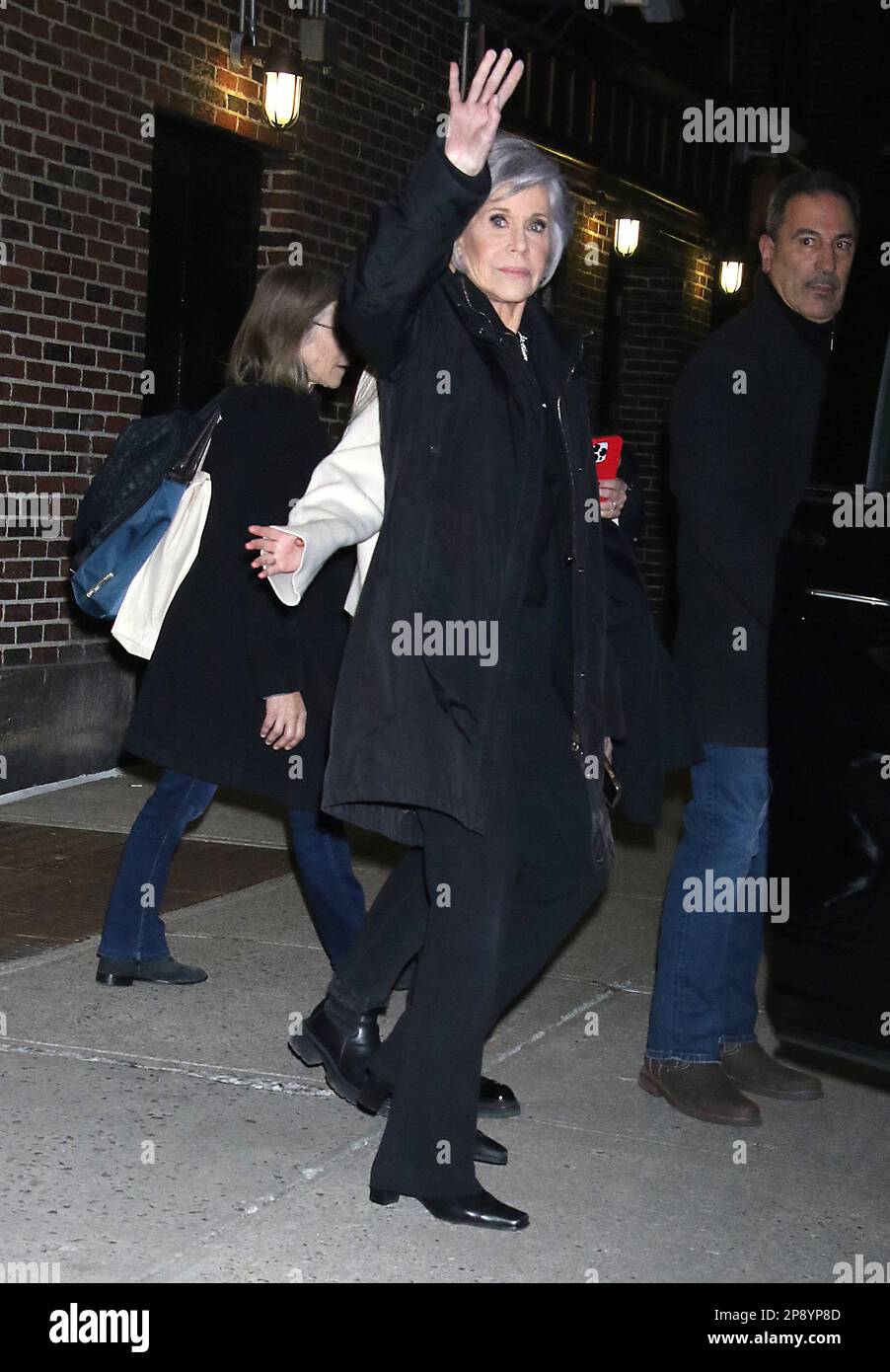 New York, NY, USA. 9th Mar, 2023., Jane Fonda seen after an appearance ...