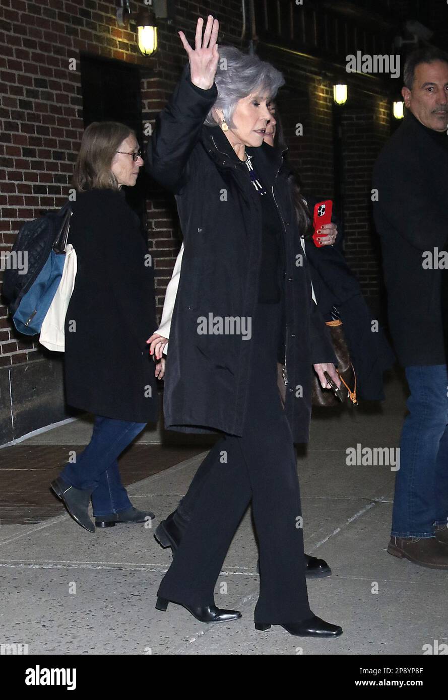New York, NY, USA. 9th Mar, 2023., Jane Fonda seen after an appearance ...