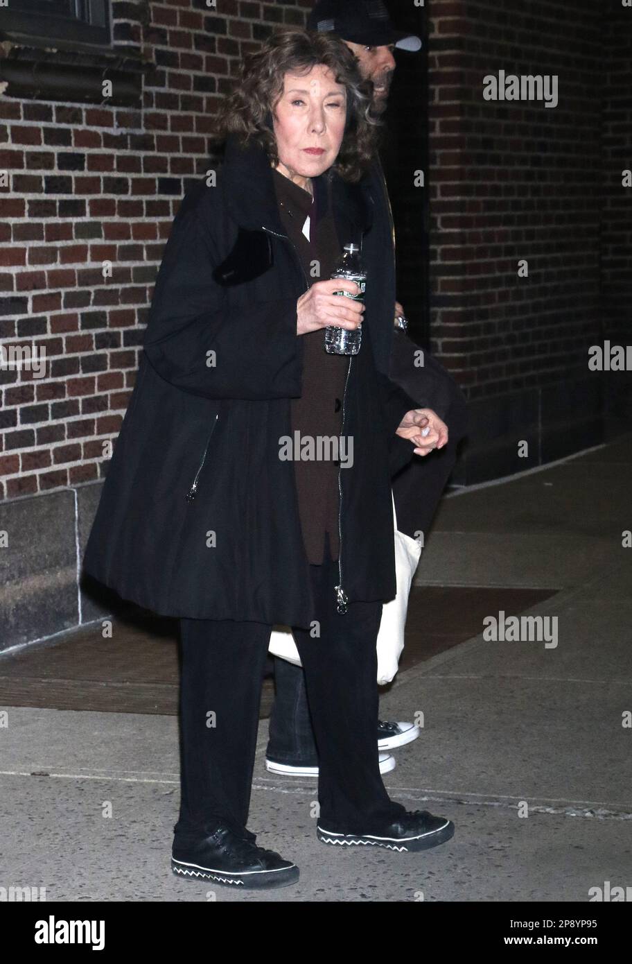 New York, NY, USA. 9th Mar, 2023. Lily Tomlin seen after an appearance ...