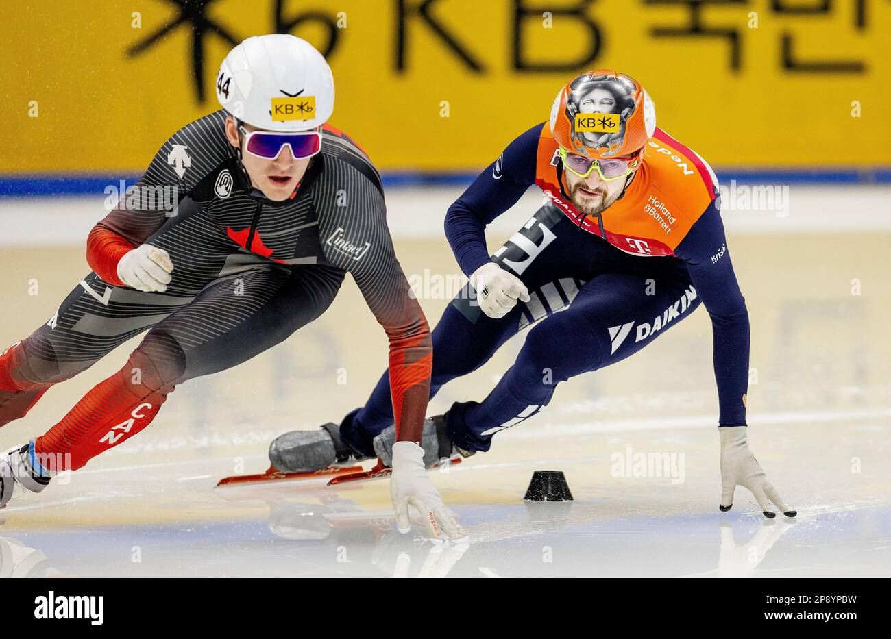 Seoul, South Korea. 10/03/2023, Itzhak de Laat (r) and Felix Roussel ...