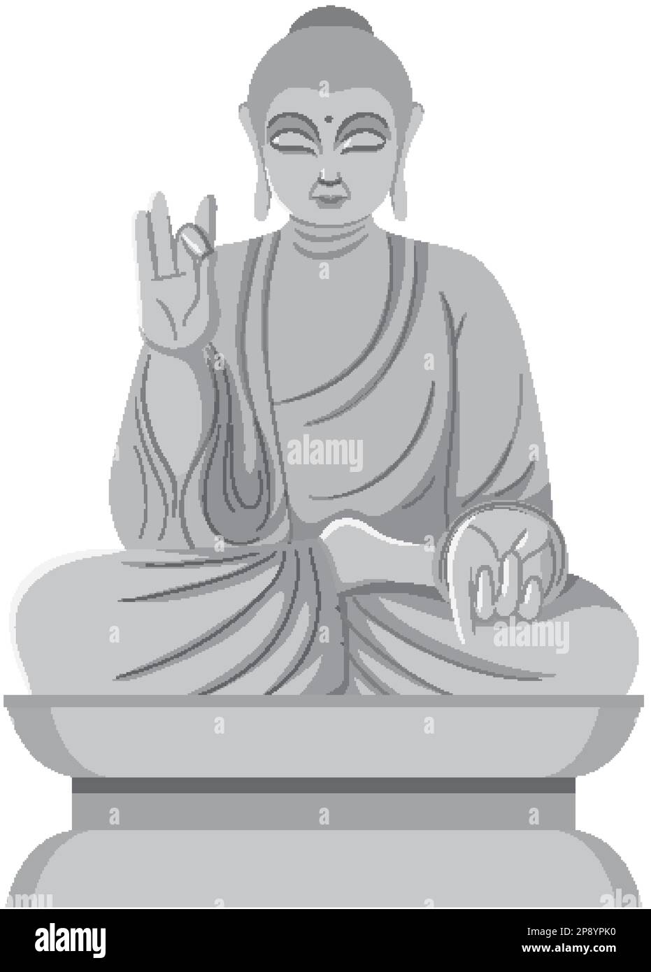 Monk stone Stock Vector Images - Alamy