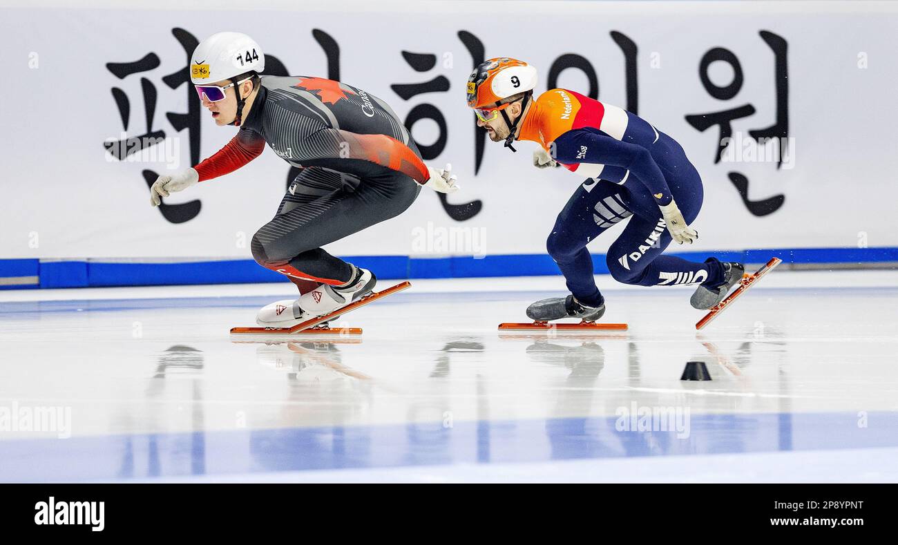 Seoul, South Korea. 10/03/2023, Itzhak de Laat (r) and Felix Roussel ...