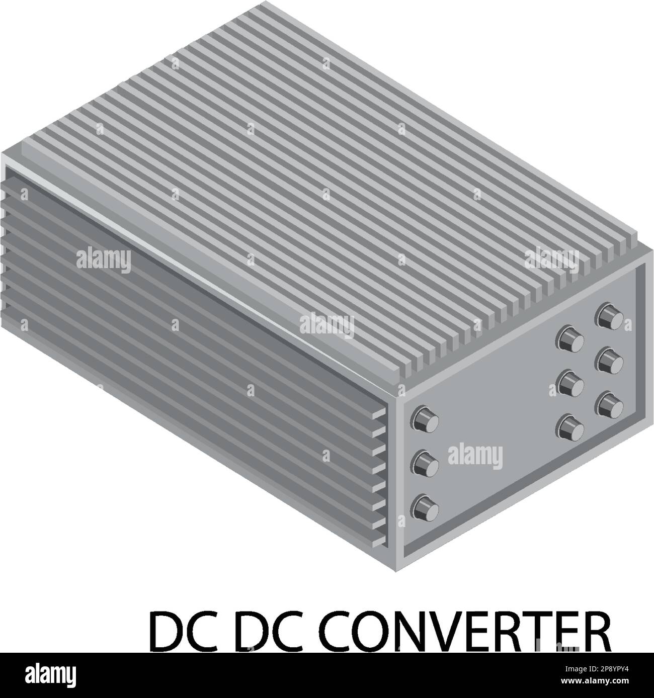 DC-DC Converter Isolated on White Background illustration Stock Vector ... DC-DC Converter Isolated on White Background illustration Stock Vector ...