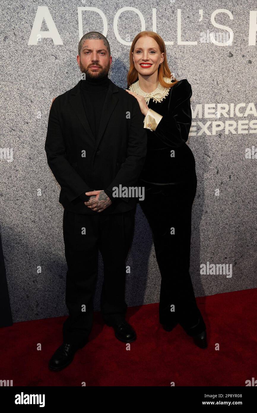 New York, NY, USA. 9th Mar, 2023. Jamie Lloyd, Jessica Chastain at ...