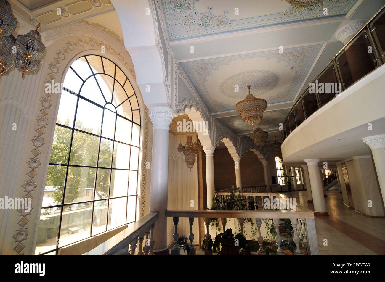 The interior of a Russain era building in Tashkent, Uzbekistan Stock ...