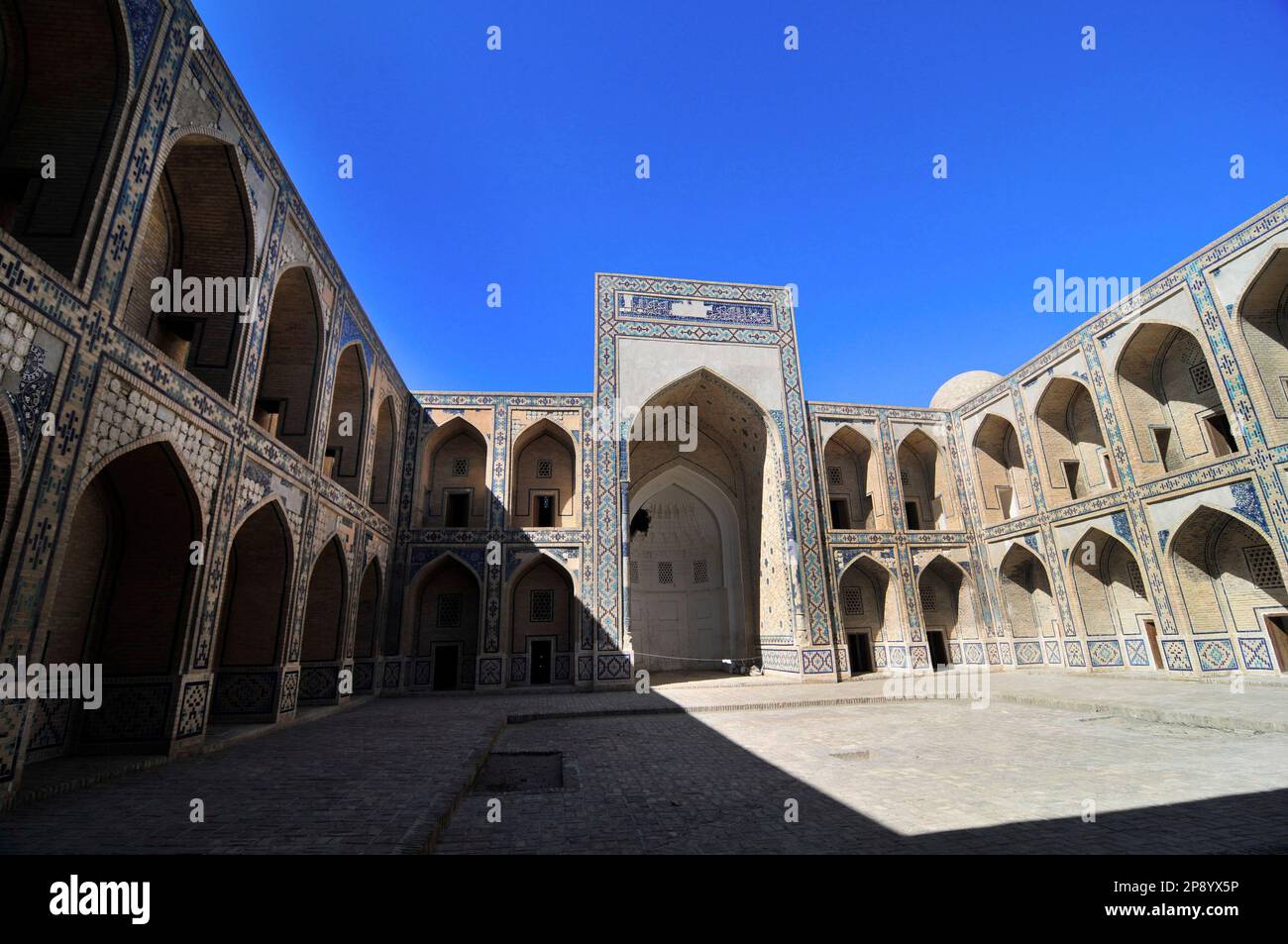 Abdulaziz Khan Madrasa in Bukhara, Uzbekistan Stock Photo - Alamy