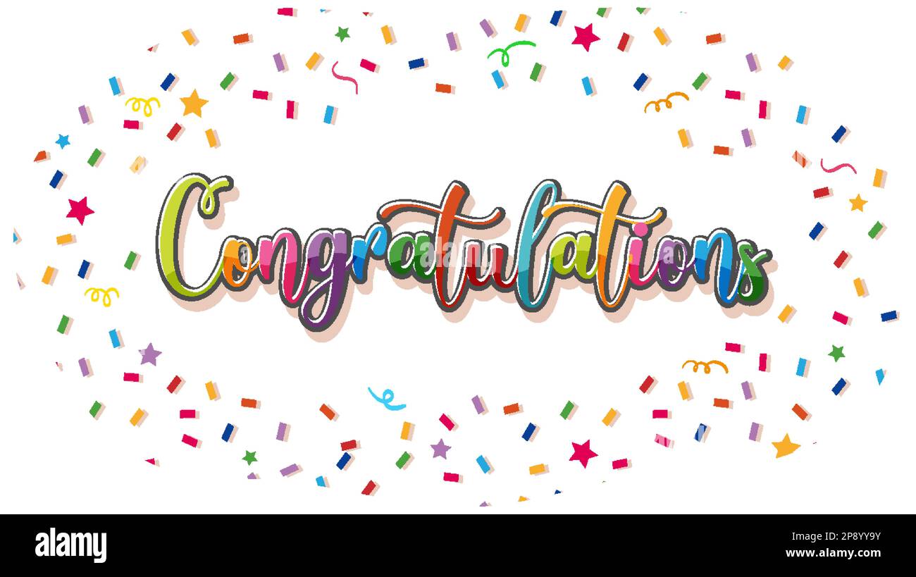Congratulations text graphics for celebrating special occasions ...