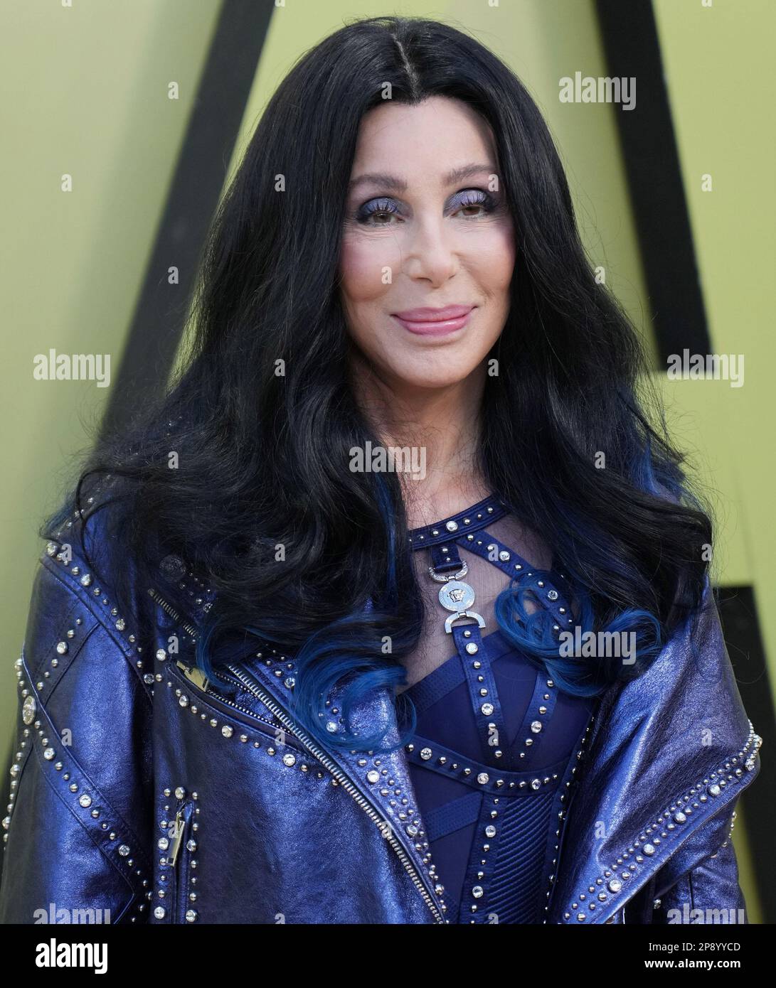 Los Angeles, USA. 09th Mar, 2023. Cher arrives at the Versace FW23 Show held at the Pacific ...