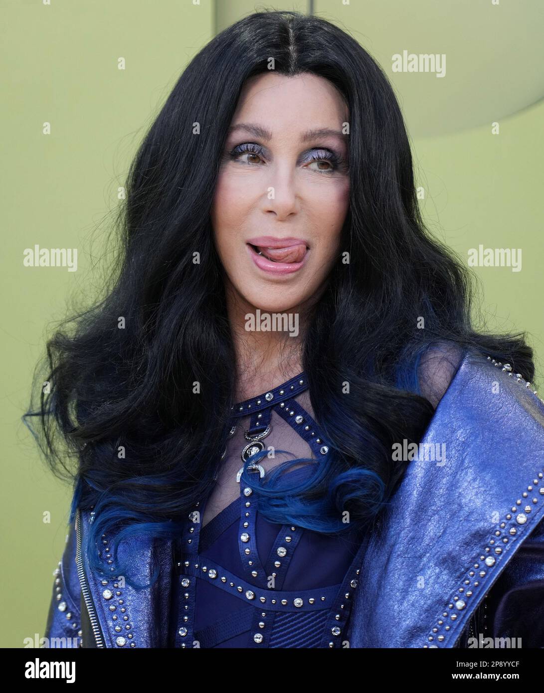 Los Angeles, USA. 09th Mar, 2023. Cher arrives at the Versace FW23 Show ...