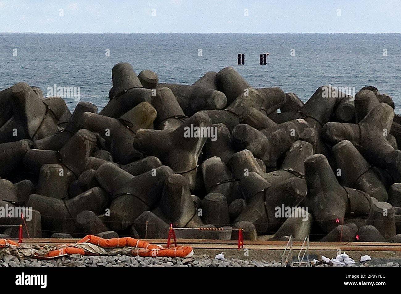 This photo taken during a visit by Associated Press journalists to the ...
