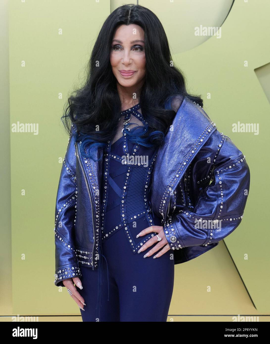 Los Angeles, USA. 09th Mar, 2023. Cher arrives at the Versace FW23 Show ...