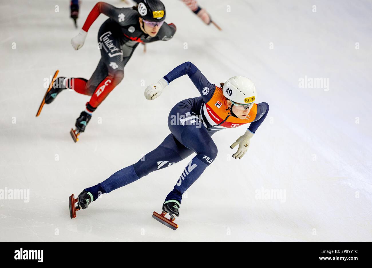 Seoul, South Korea. 10/03/2023, Selma Poutsma in action during the 500 ...