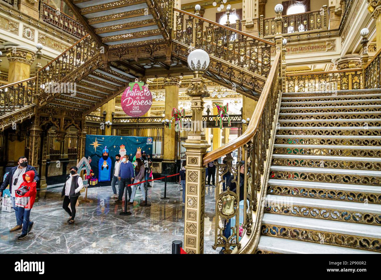 Mexico City,Palacio de Correos de Mexico,Postal Palace of Mexico City ...