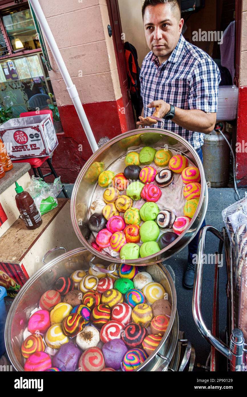Colorful sweet bao steamed buns hi-res stock photography and images - Alamy