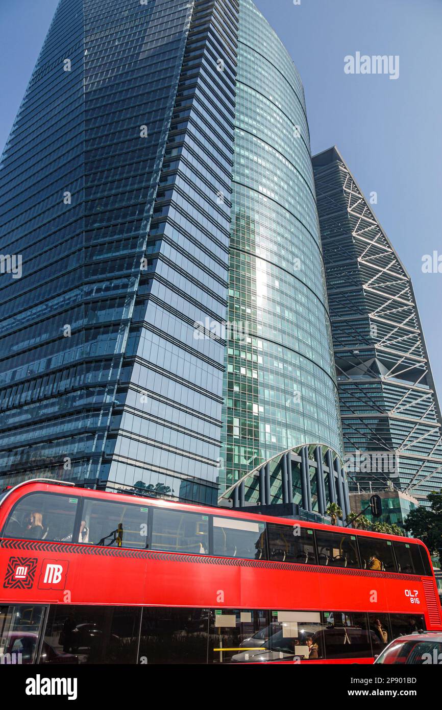 Red double decker public transportation bus metrobus hi-res stock ...