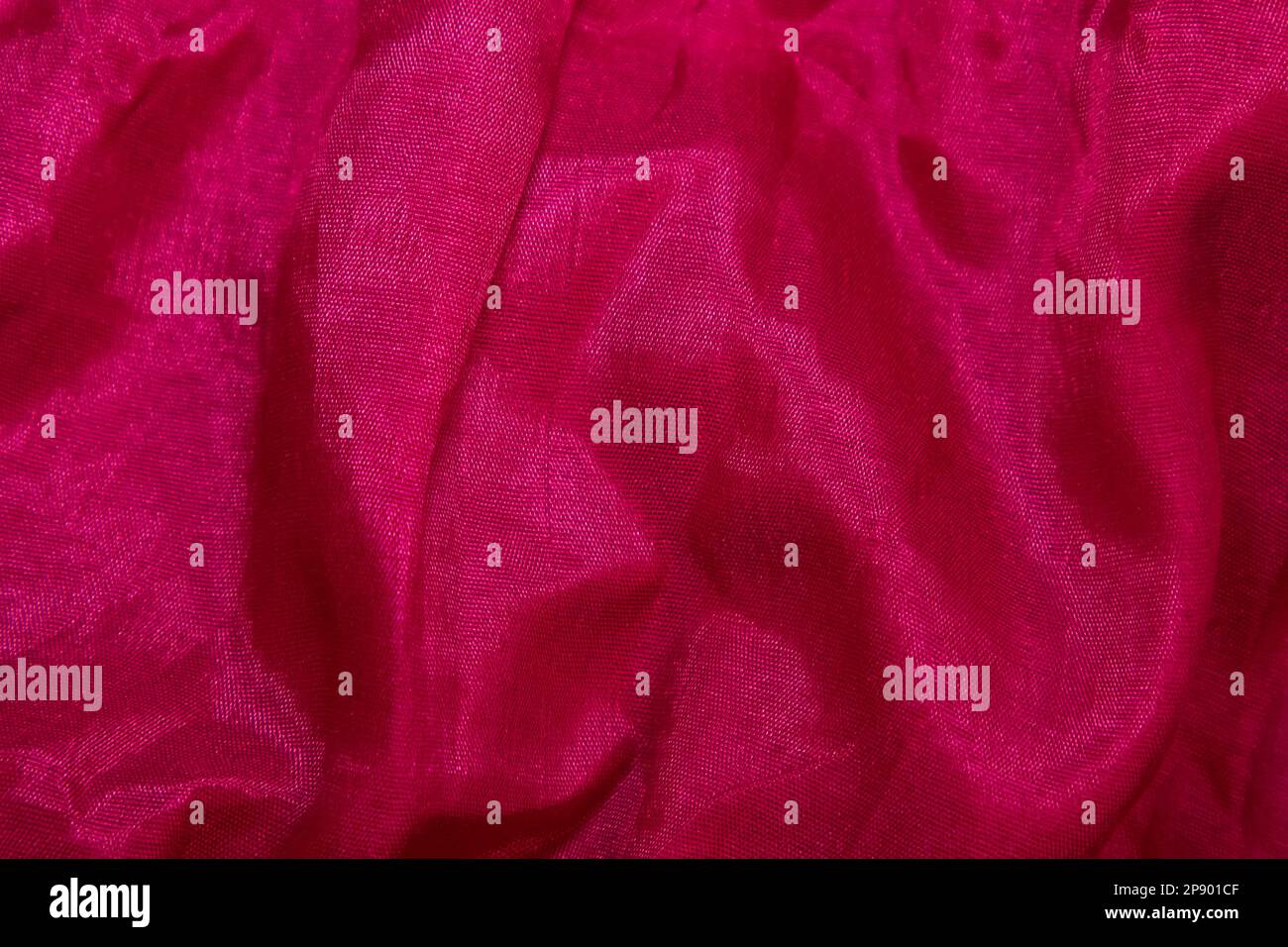 Pink fabric background. Pink cloth waves background texture. Pink ...