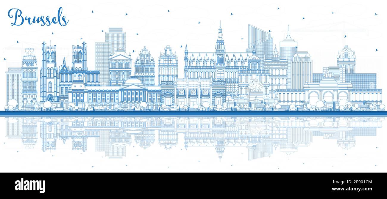 Bruxelles grand place brussels Stock Vector Images - Alamy