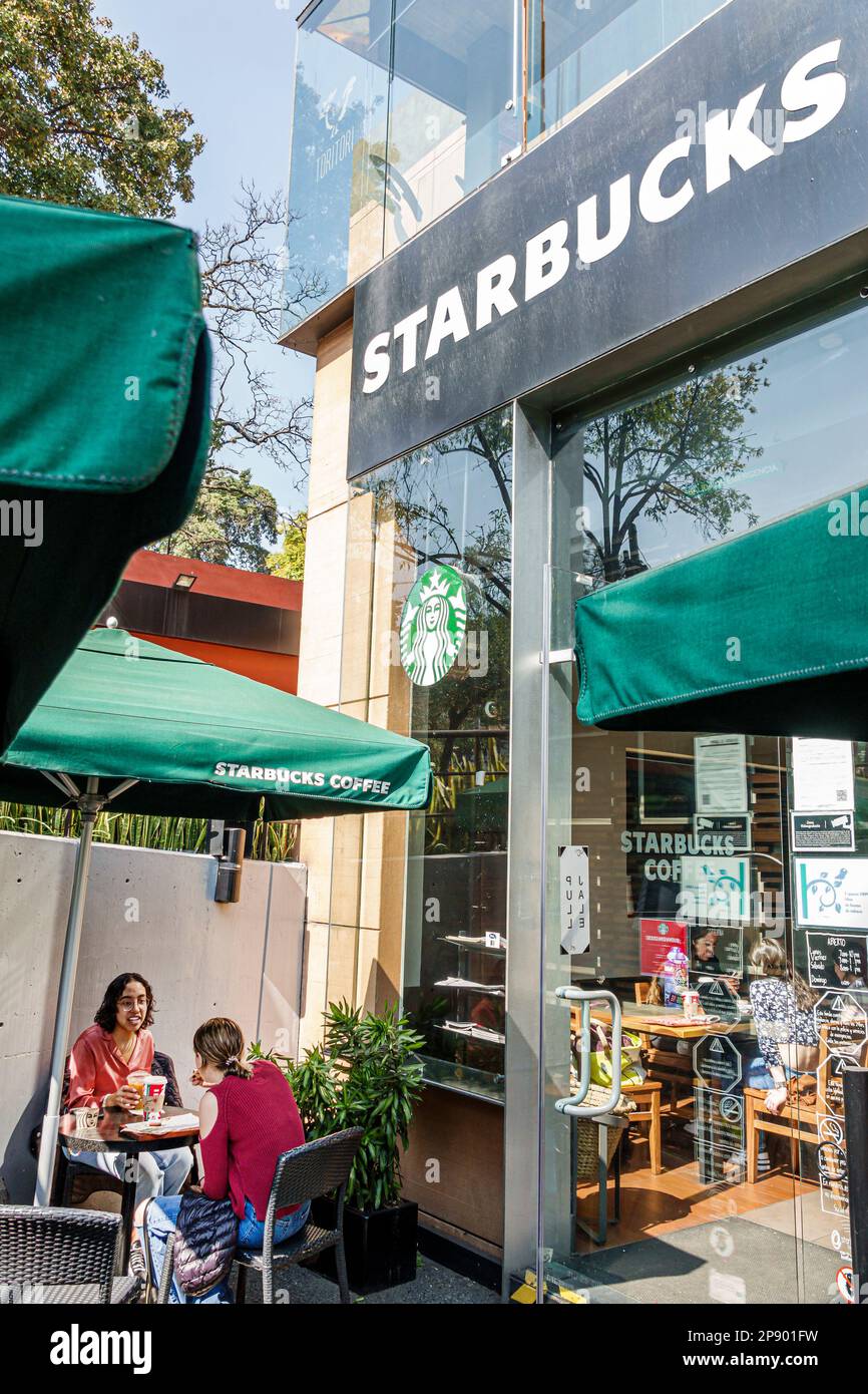 Mexico City,San Angel Starbucks Coffee,teen teens teenage teenager ...
